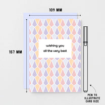Contemporary All The Best Card