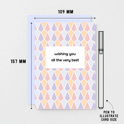 Contemporary All The Best Card