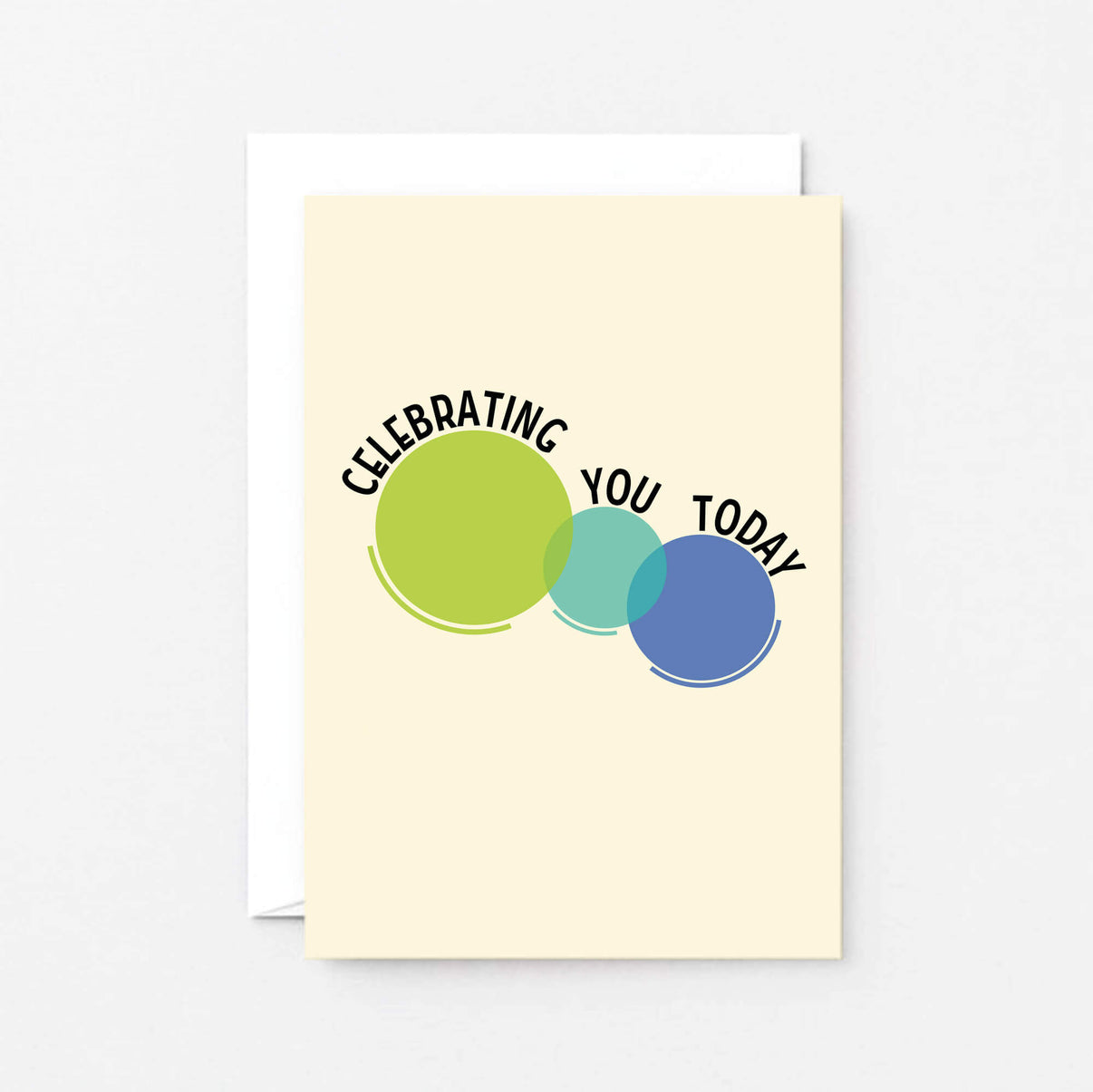 Modern Celebrating You Today Card