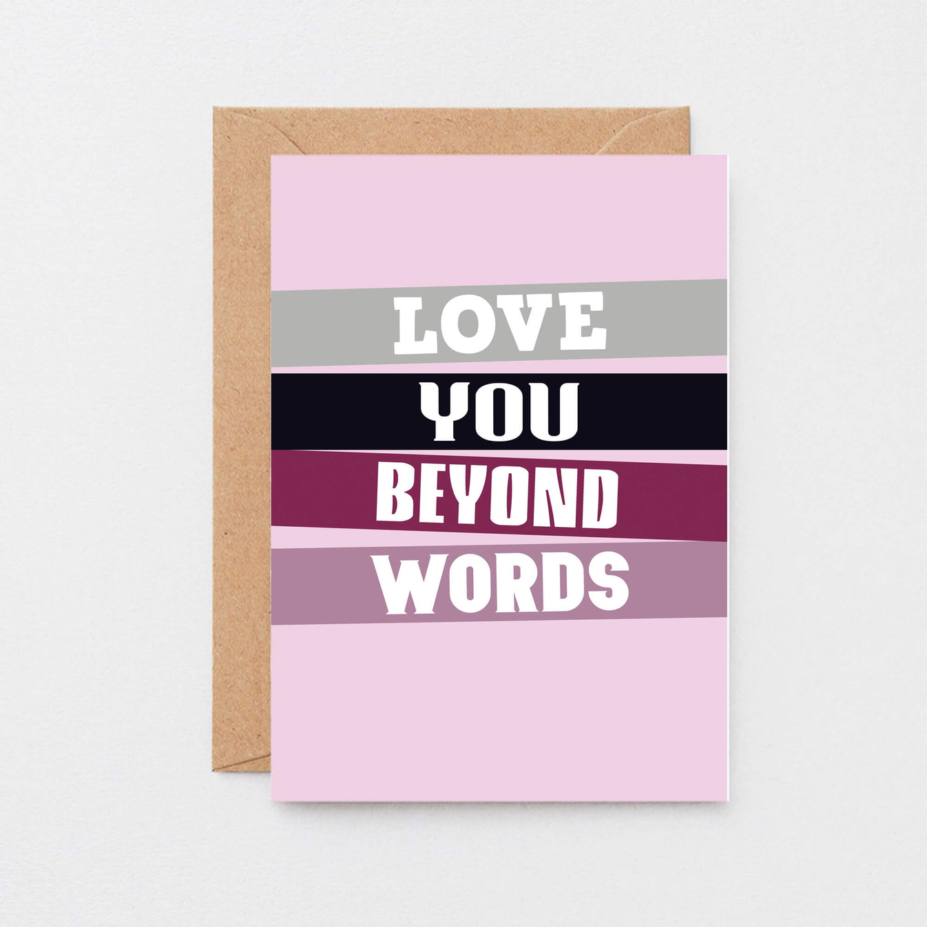 Love You Beyond Words Card