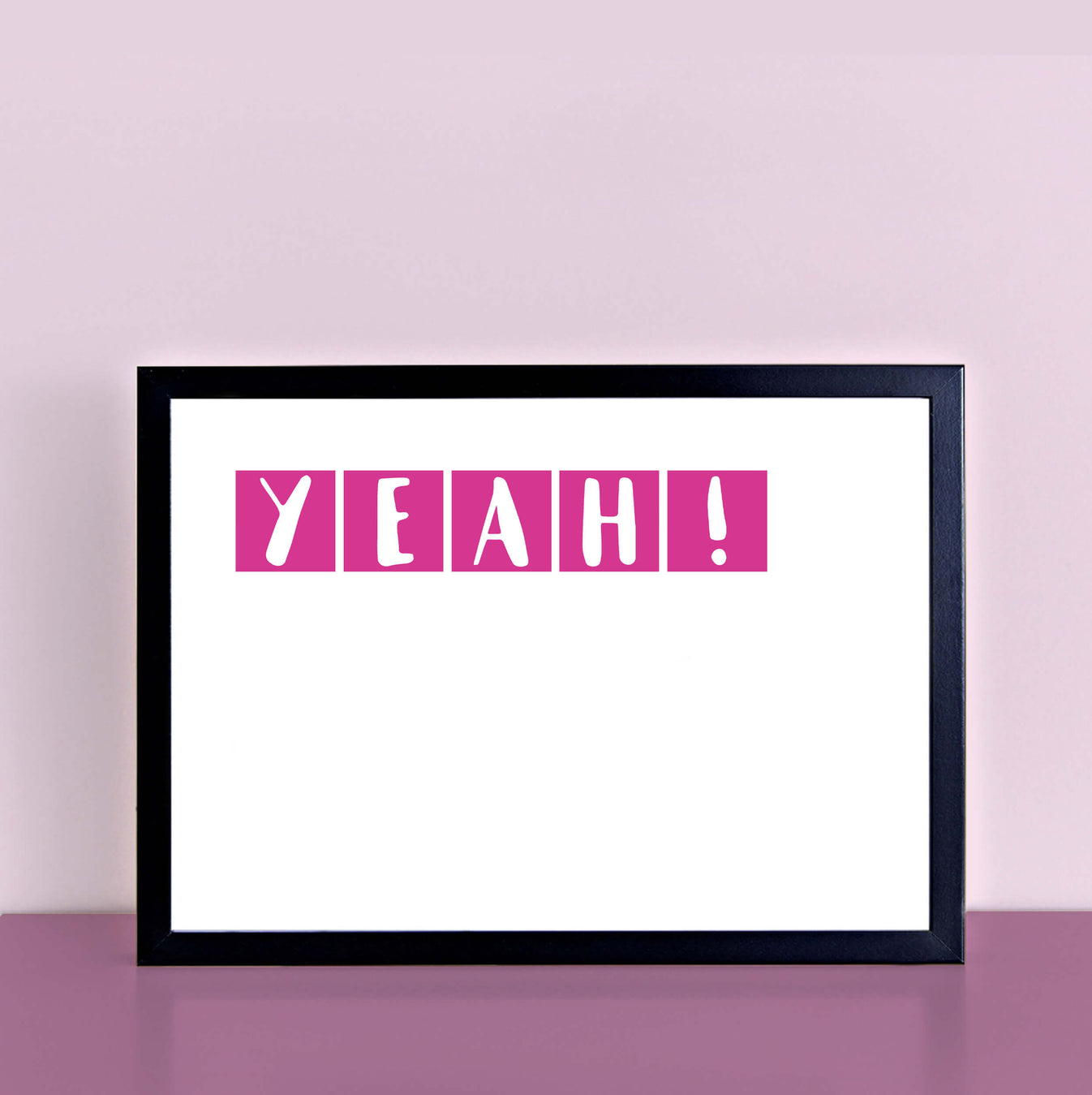 Yeah! Typographic Print
