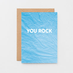 You Rock Card, Congratulatory Card, Thank You Card