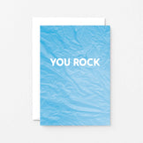 You Rock Card, Congratulatory Card, Thank You Card