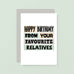 Relatives Birthday Card